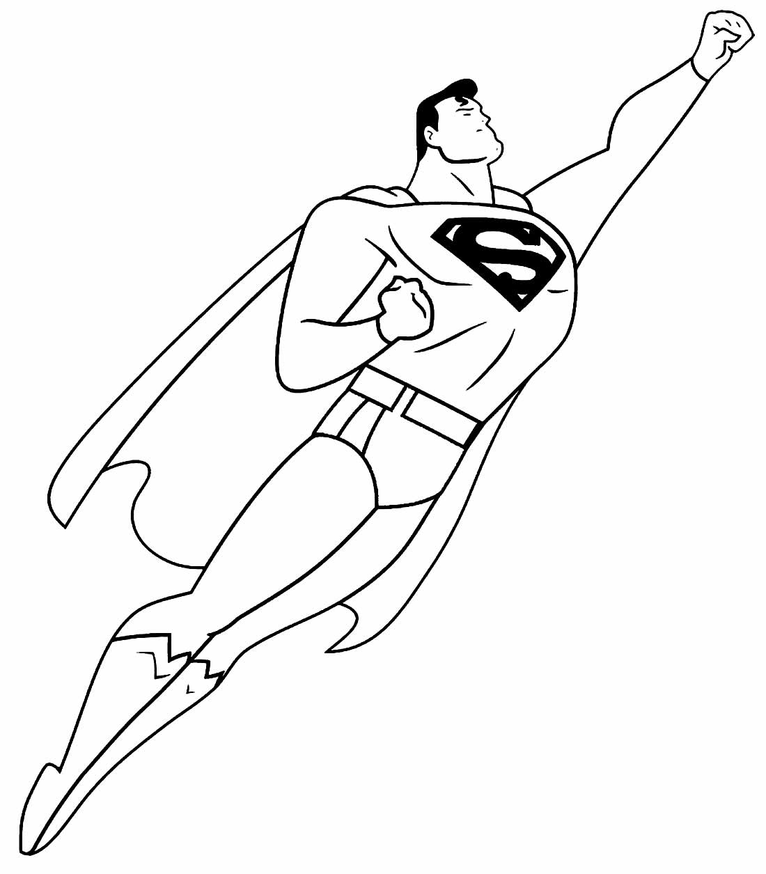 Desenhos do Super-Homem para colorir - Bora Colorir
