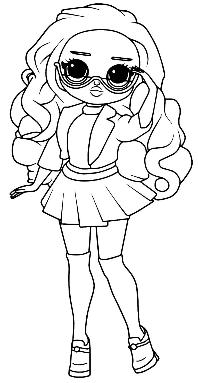 Desenhos da Boneca LOL para colorir - Bora Colorir
