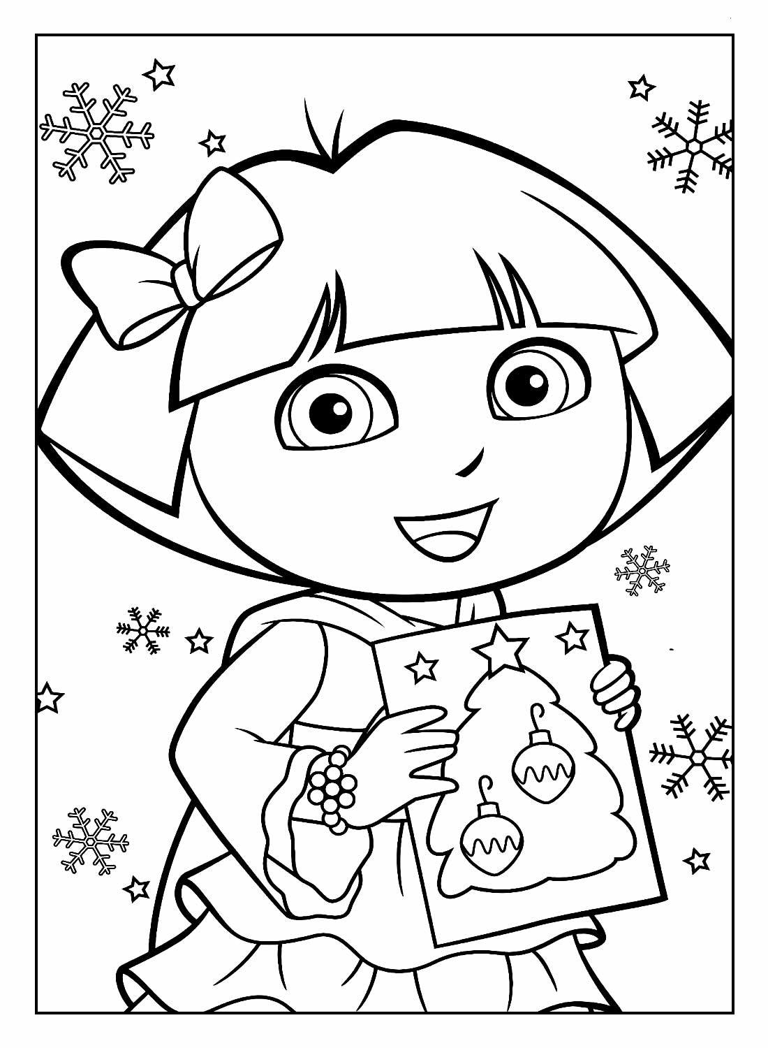 Desenhos da Dora Aventureira para colorir - Bora Colorir