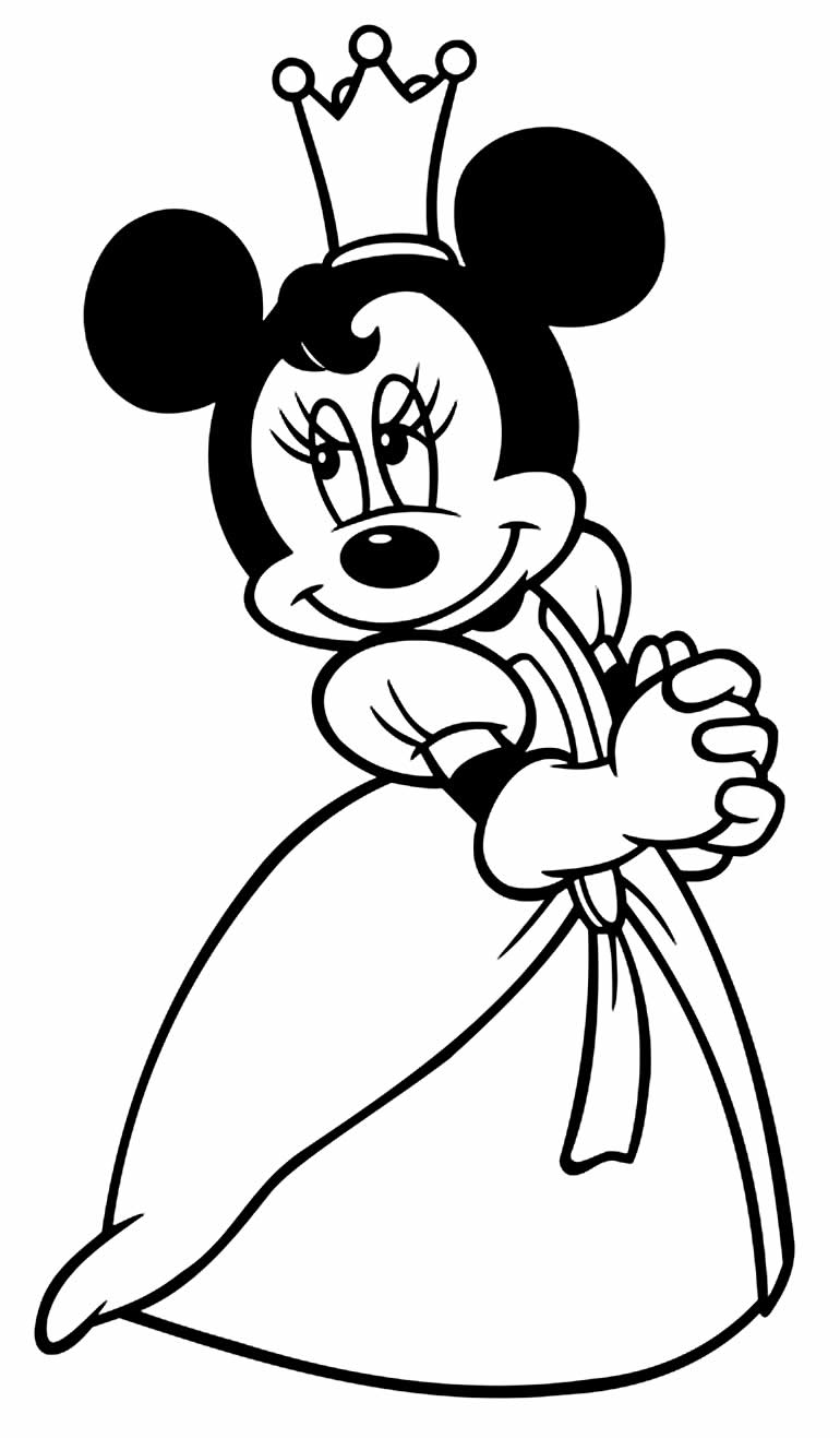 Desenhos da Minnie para colorir - Bora Colorir