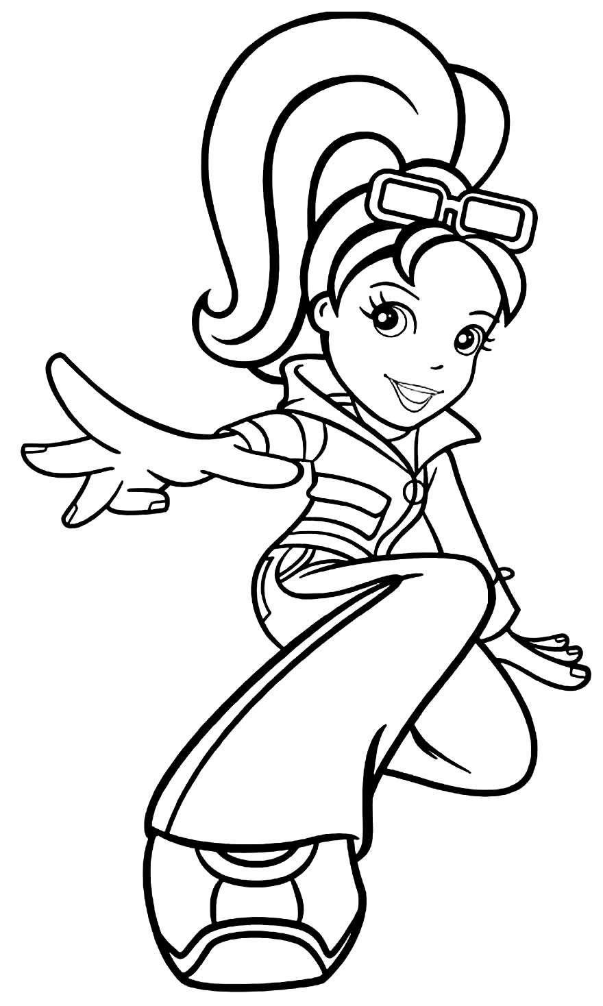 Desenhos da Polly Pocket para colorir - Bora Colorir