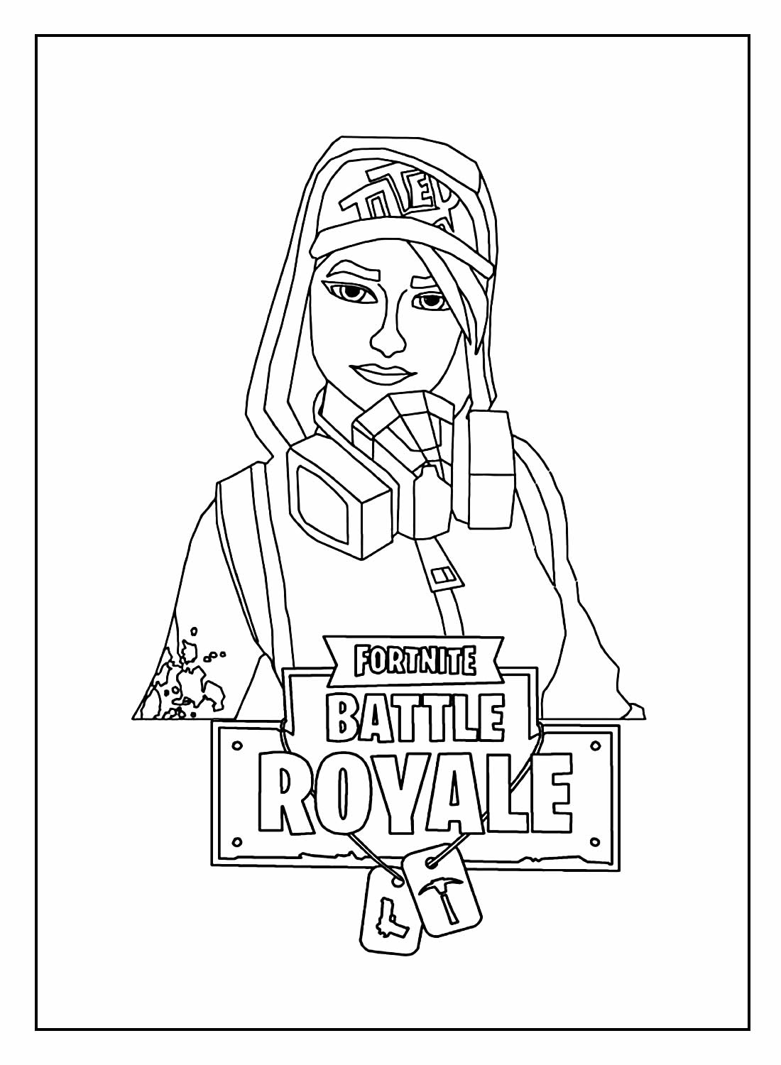 Desenhos De Fortnite Para Colorir Bora Colorir