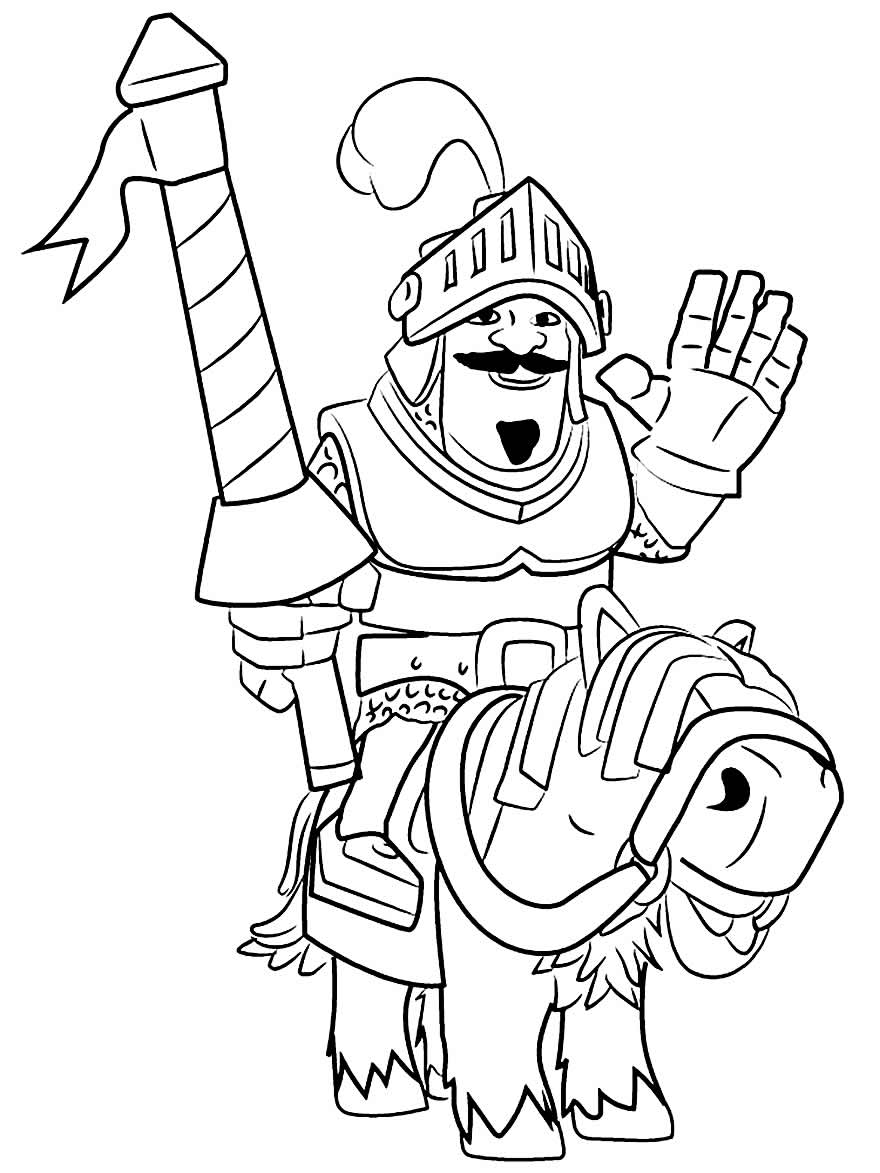 Desenhos de Clash Royale para colorir - Bora Colorir