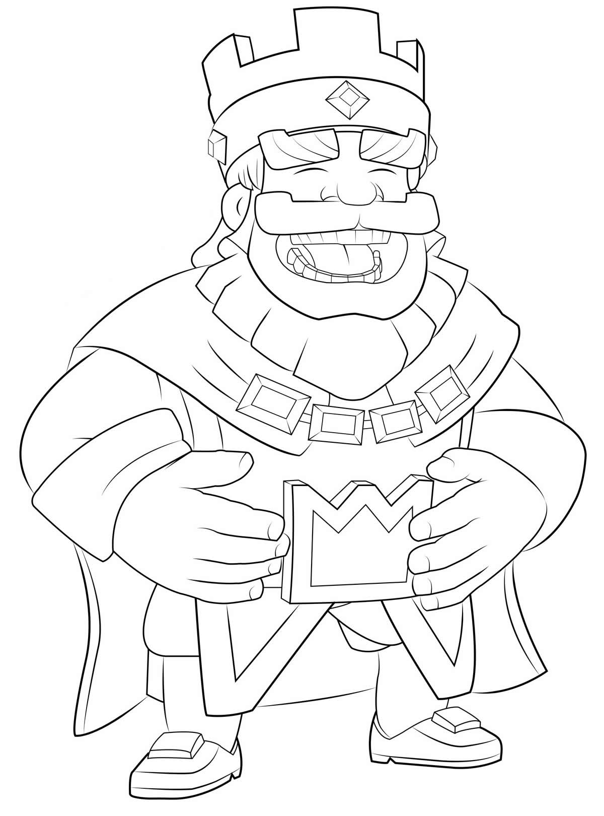 Desenhos de Clash Royale para colorir - Bora Colorir
