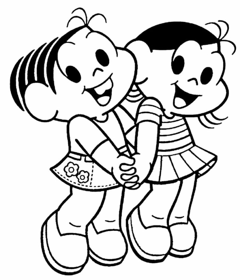Desenhos da Magali para colorir - Bora Colorir