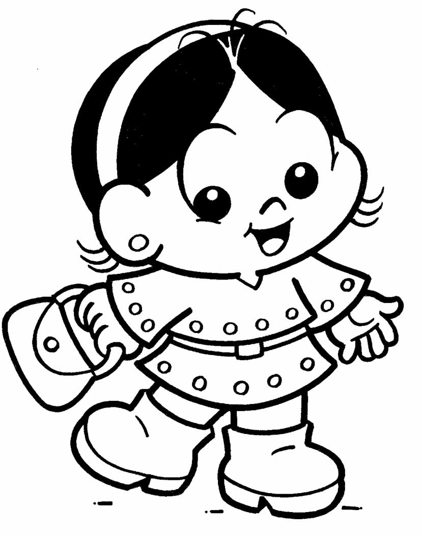 Desenhos da Magali para colorir - Bora Colorir