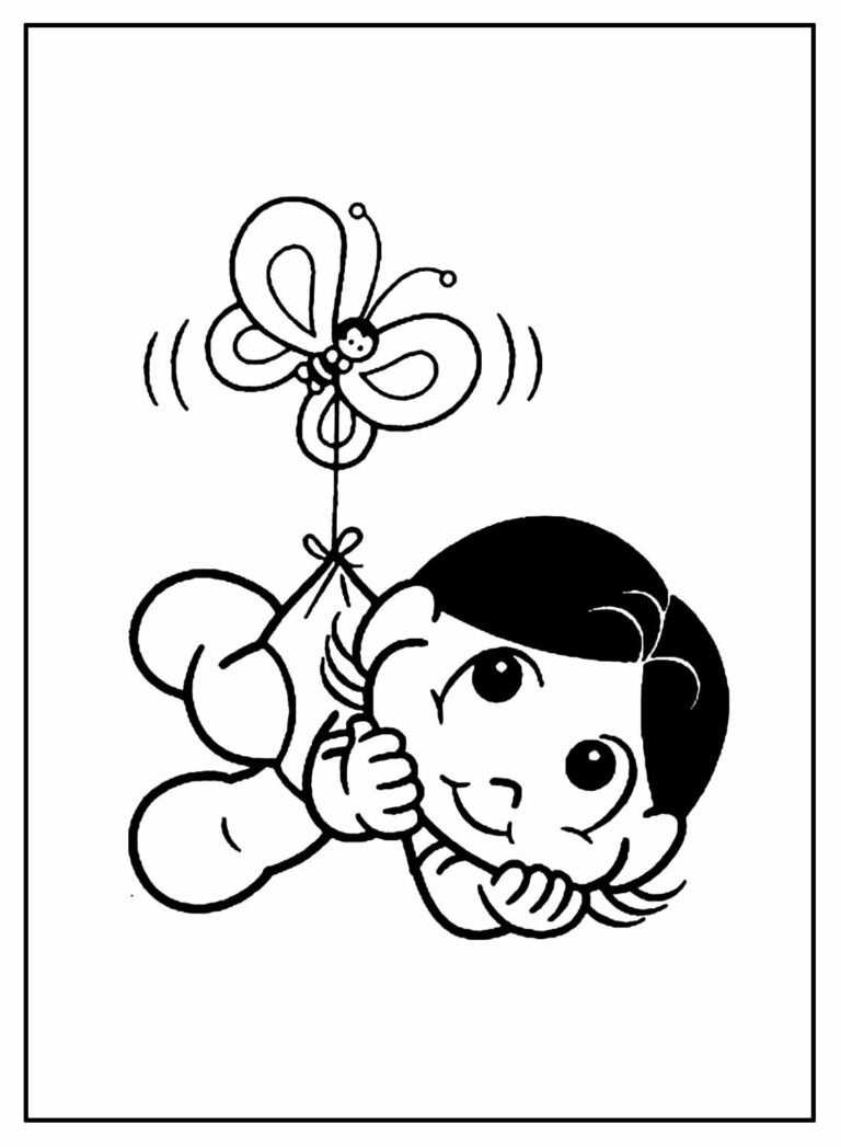 Desenhos da Magali para colorir - Bora Colorir