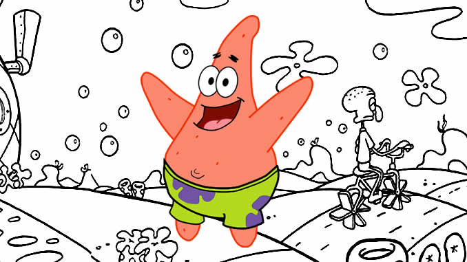 Desenhos De Patrick Star Para Colorir