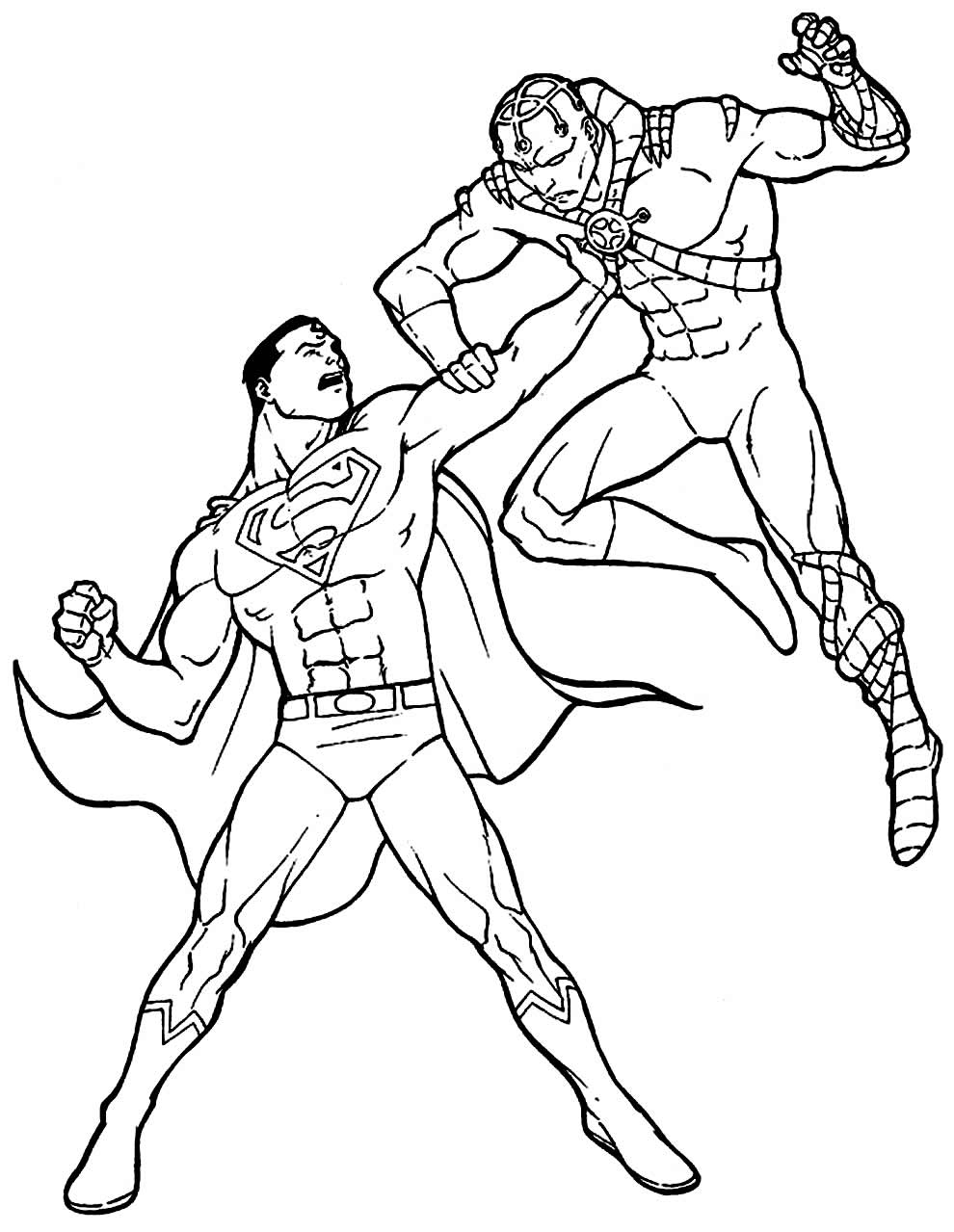 Desenhos do Super-Homem para colorir - Bora Colorir