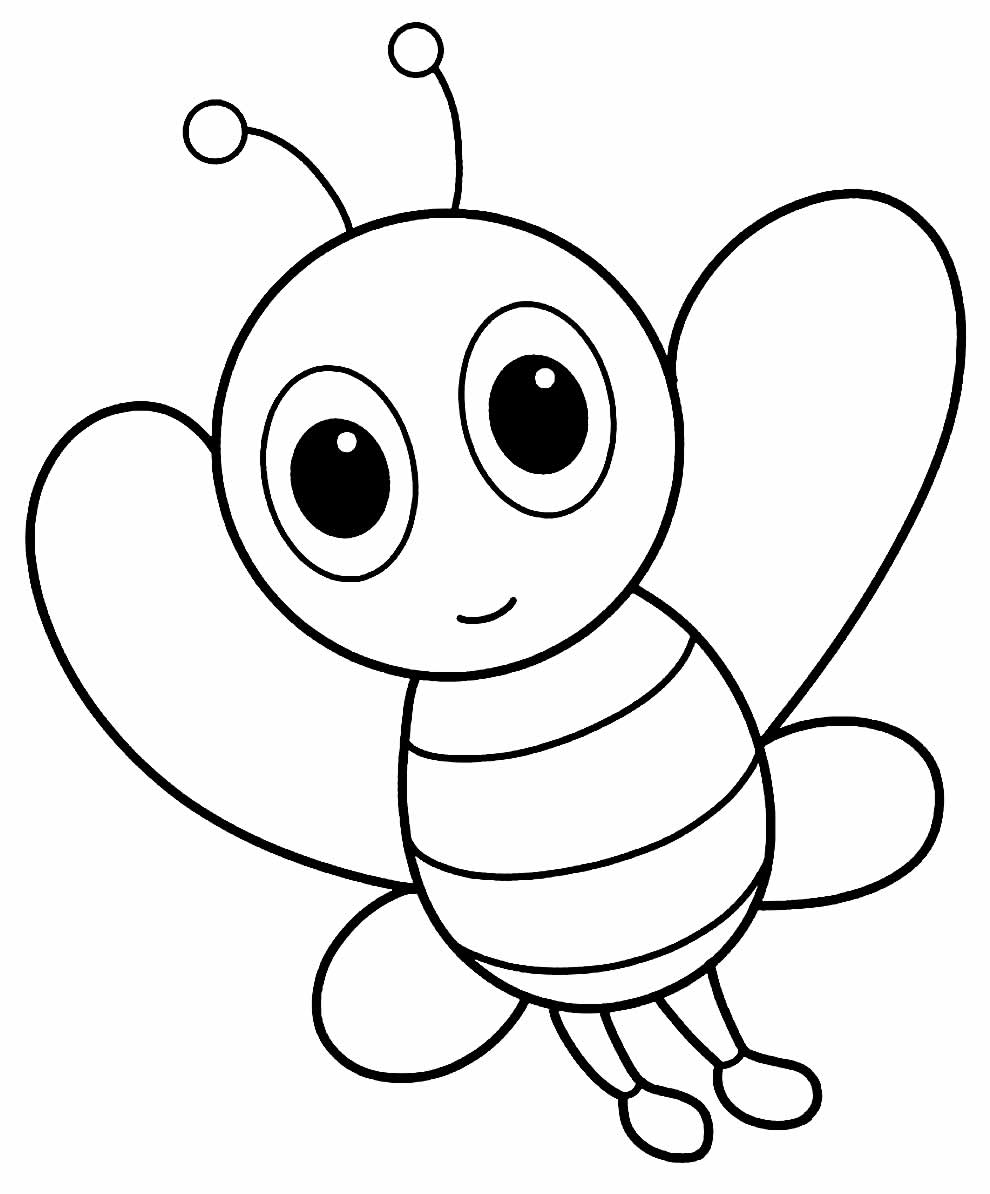 Desenhos de Insetos para colorir - Bora Colorir