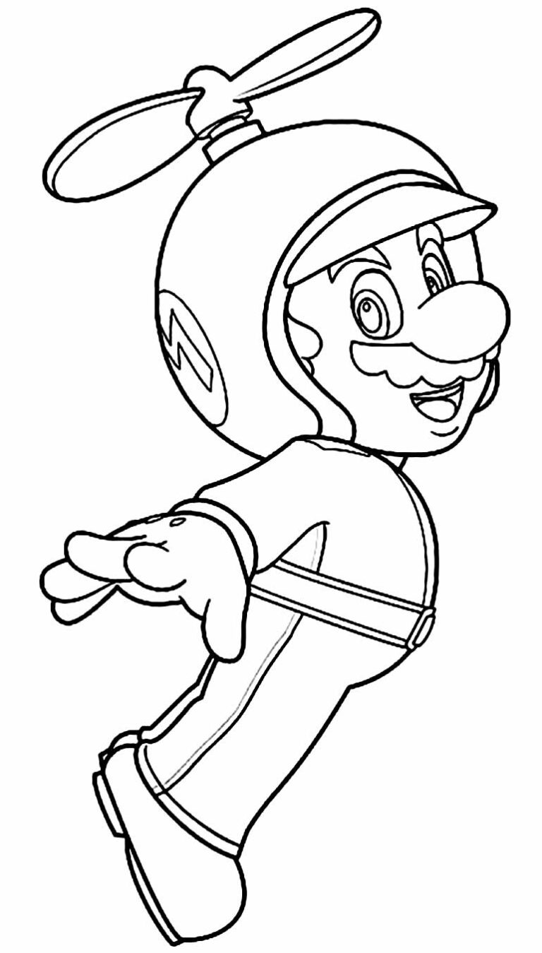 Desenhos de Mario Bros para colorir - Bora Colorir