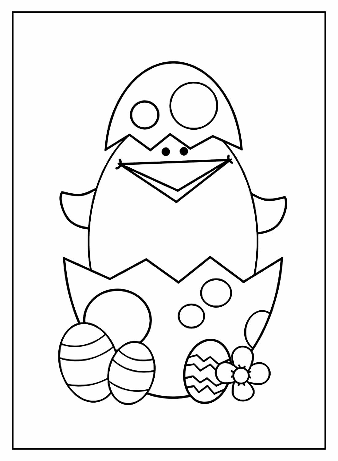 Desenhos De Pintinhos Para Colorir Bora Colorir