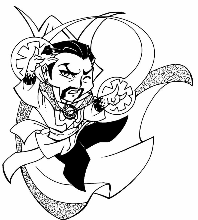 Desenhos do Doutor Estranho para colorir - Bora Colorir Desenhos do Doutor Estranho para colorir - Bora Colorir