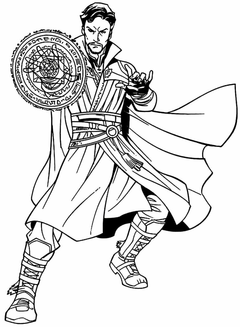 Desenhos do Doutor Estranho para colorir - Bora Colorir Desenhos do Doutor Estranho para colorir - Bora Colorir