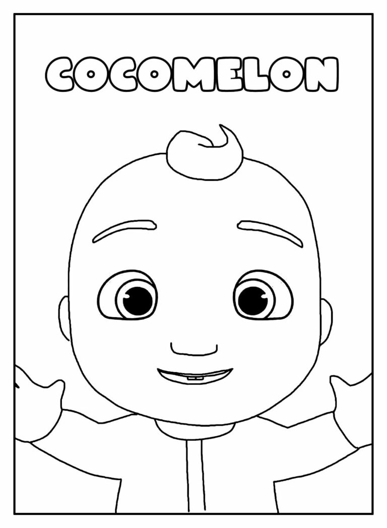 Desenhos do Cocomelon para colorir - Bora Colorir