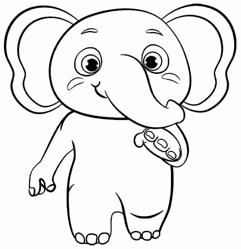 Desenhos do Cocomelon para colorir - Bora Colorir
