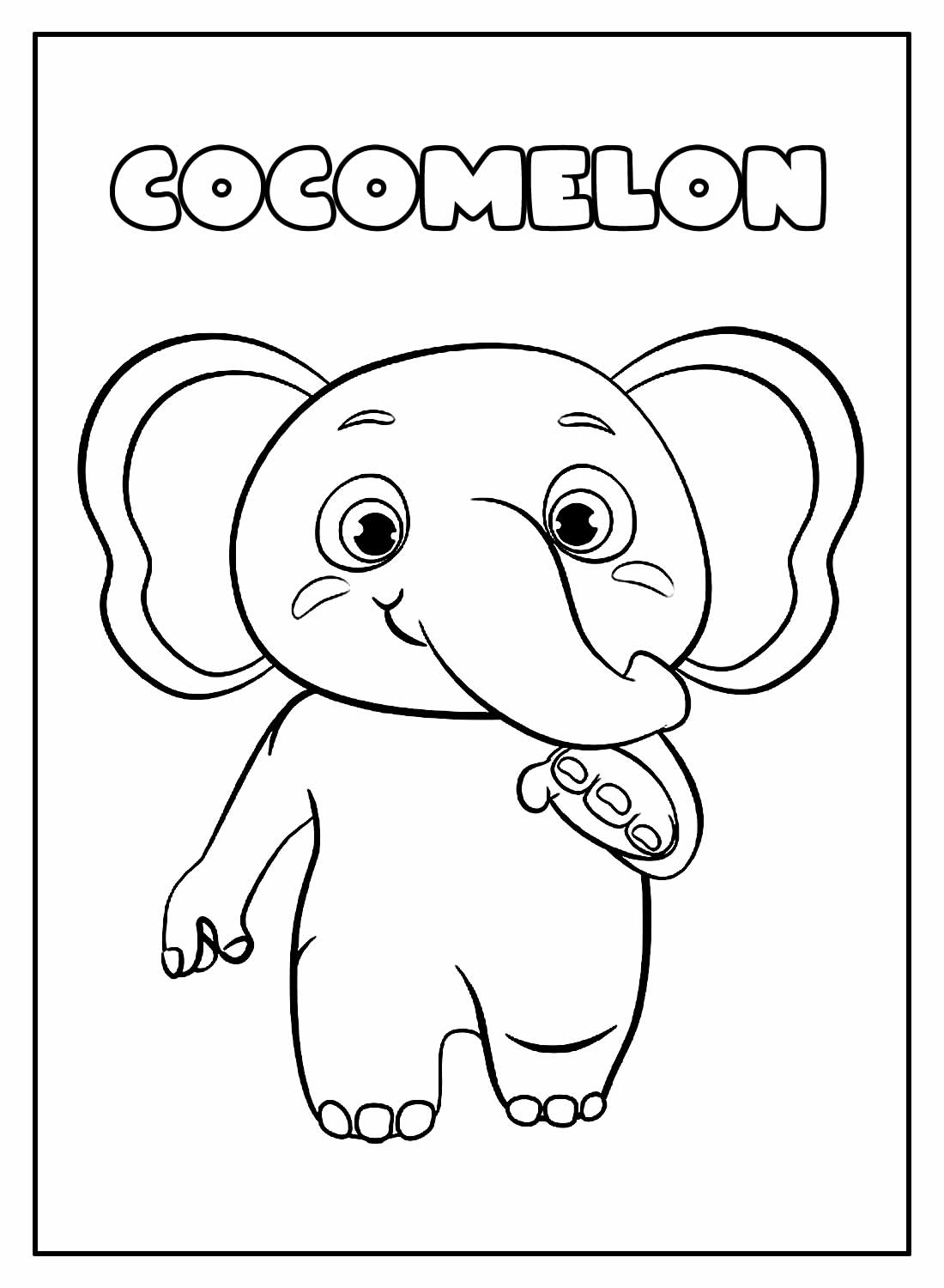 Desenhos do Cocomelon para colorir - Bora Colorir