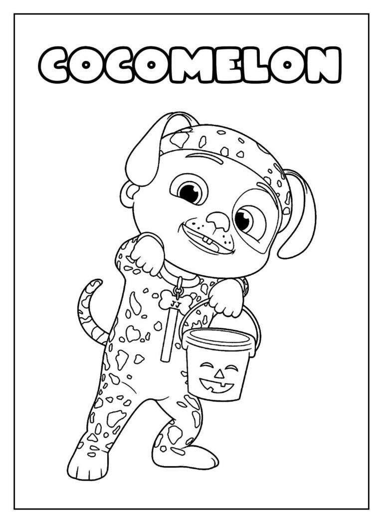 Desenhos do Cocomelon para colorir - Bora Colorir