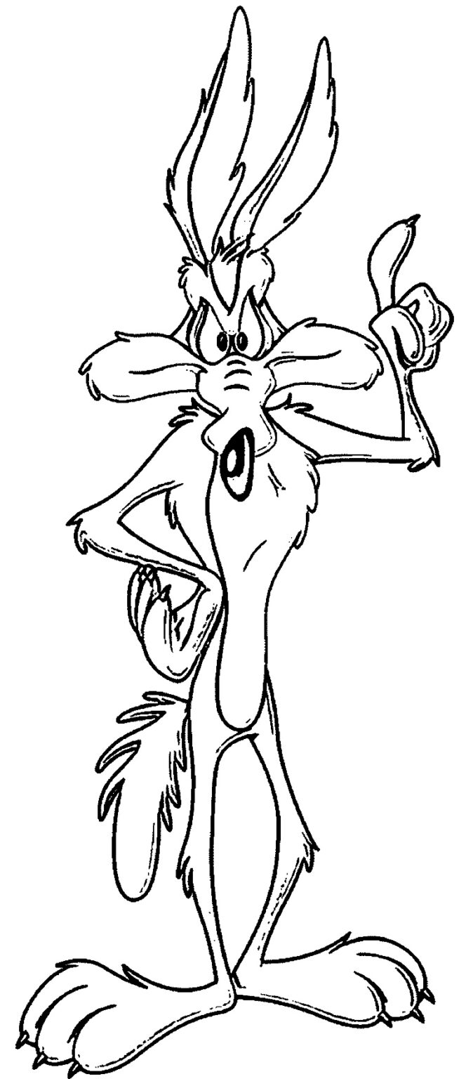 Desenhos do Papa-léguas para colorir - Bora Colorir