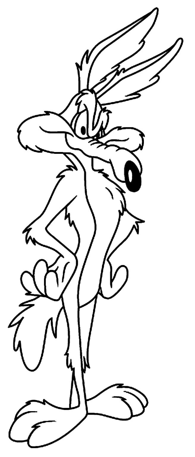 Desenhos do Papa-léguas para colorir - Bora Colorir