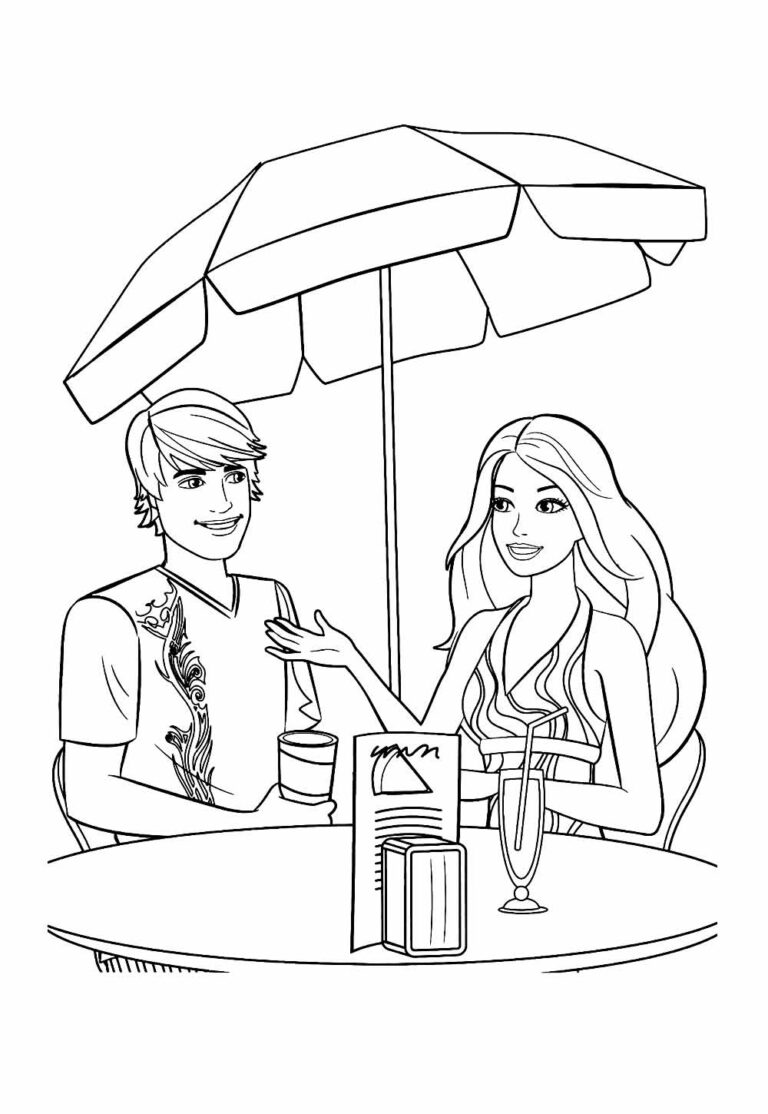 Desenhos de Ken da Barbie para colorir - Bora Colorir