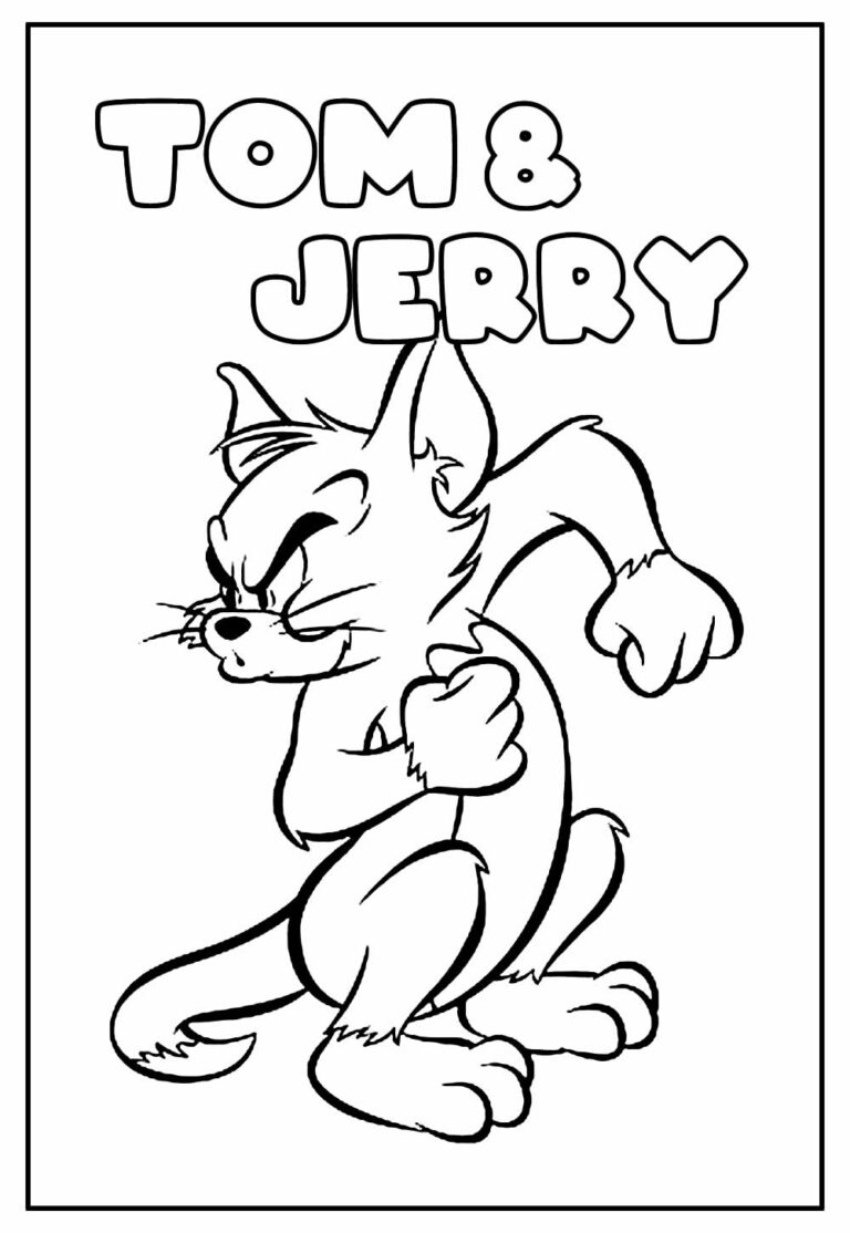Desenhos De Tom E Jerry Para Colorir Bora Colorir