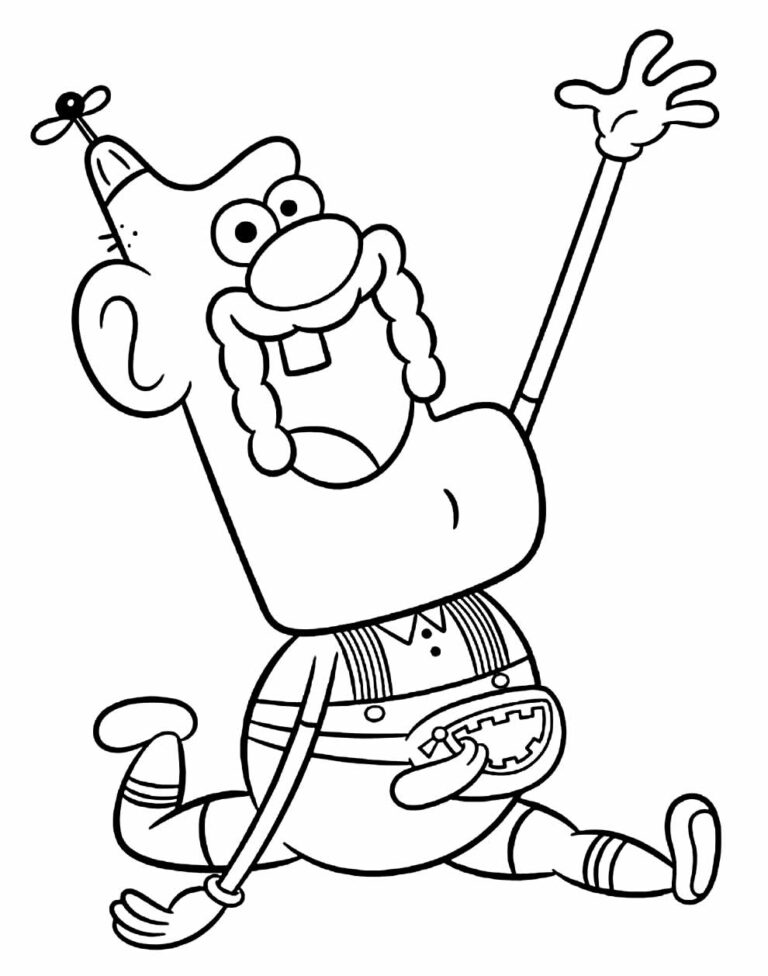 Desenhos do Titio Avô para colorir - Bora Colorir
