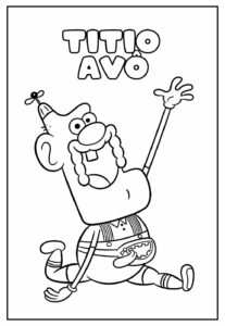 Desenhos do Titio Avô para colorir - Bora Colorir