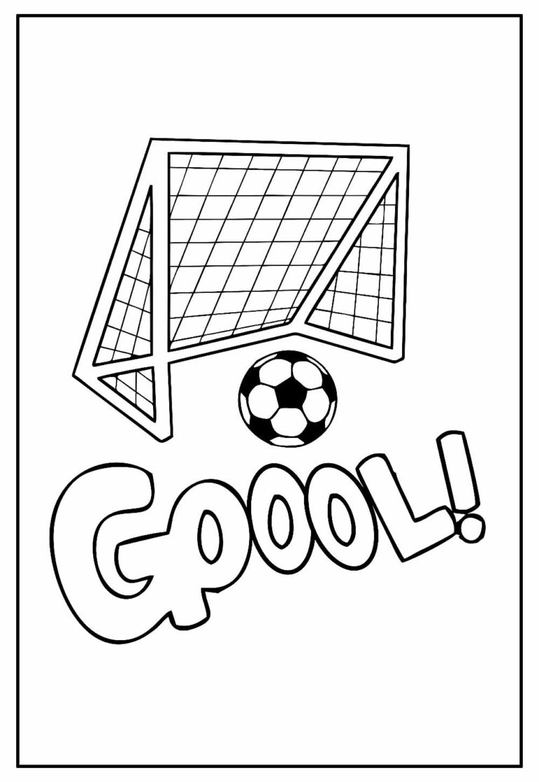 Desenhos da Copa do Mundo para colorir - Bora Colorir