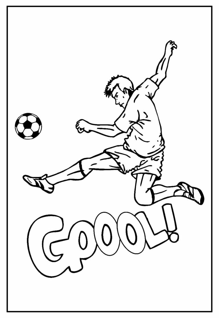 Desenhos da Copa do Mundo para colorir - Bora Colorir