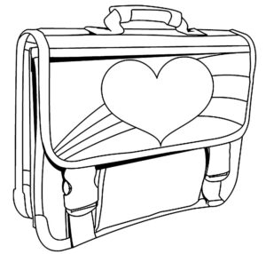 Desenhos de Bolsa para colorir - Bora Colorir