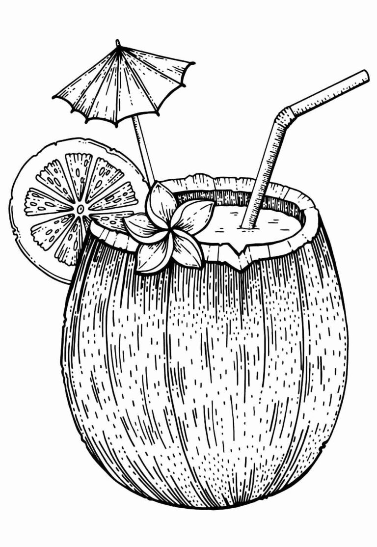 Desenhos de Coco para colorir - Bora Colorir