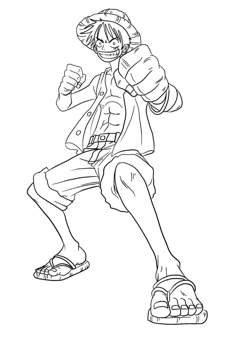 Desenhos do One Piece para colorir - Bora Colorir