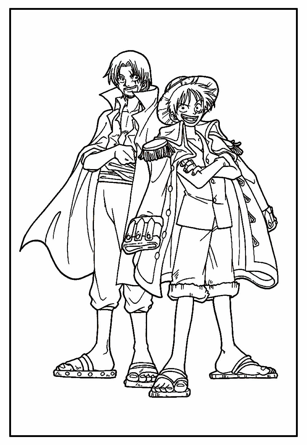 Desenhos do One Piece para colorir - Bora Colorir