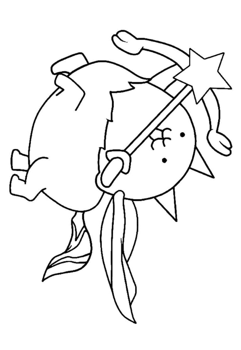 Desenhos de Battle Kitty para colorir - Bora Colorir
