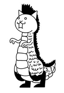 Desenhos de Battle Kitty para colorir - Bora Colorir