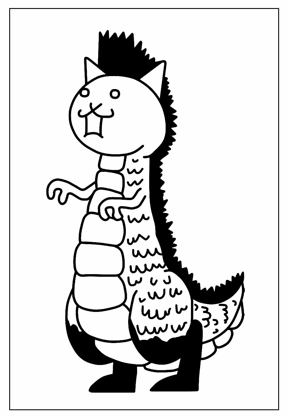 Desenhos de Battle Kitty para colorir - Bora Colorir