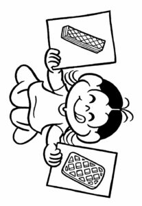 Desenhos da Magali para colorir - Bora Colorir