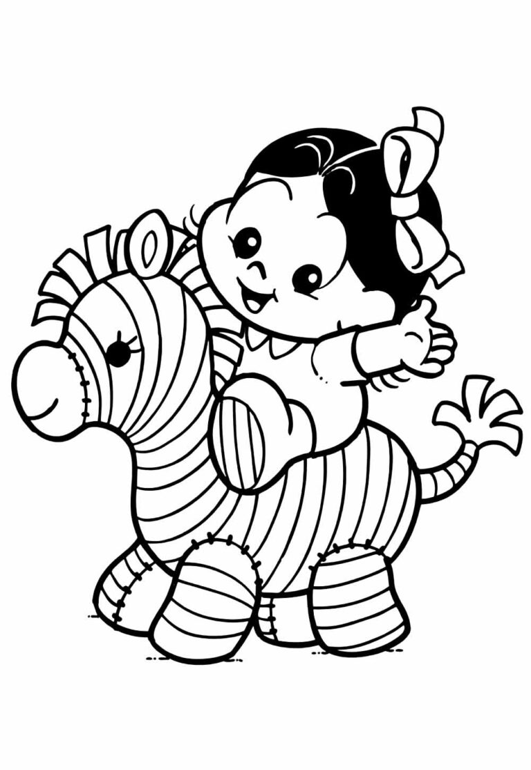 Desenhos da Magali para colorir - Bora Colorir
