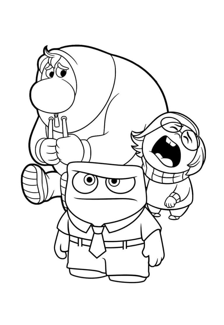 Desenhos Do Vergonha De Divertida Mente 2 Para Colorir Bora Colorir