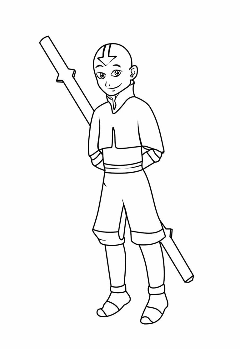 Desenhos de Avatar: A Lenda de Aang para colorir - Bora Colorir