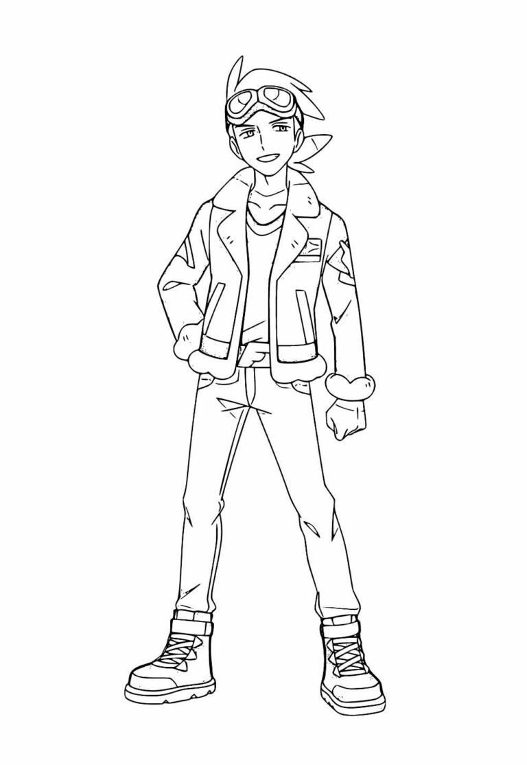 Desenhos de Pokémon: Horizontes para colorir - Bora Colorir