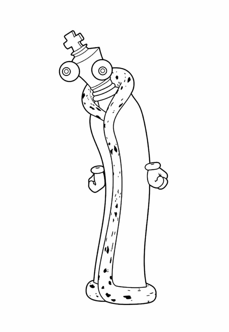 Desenhos do Circo Digital para colorir - Bora Colorir