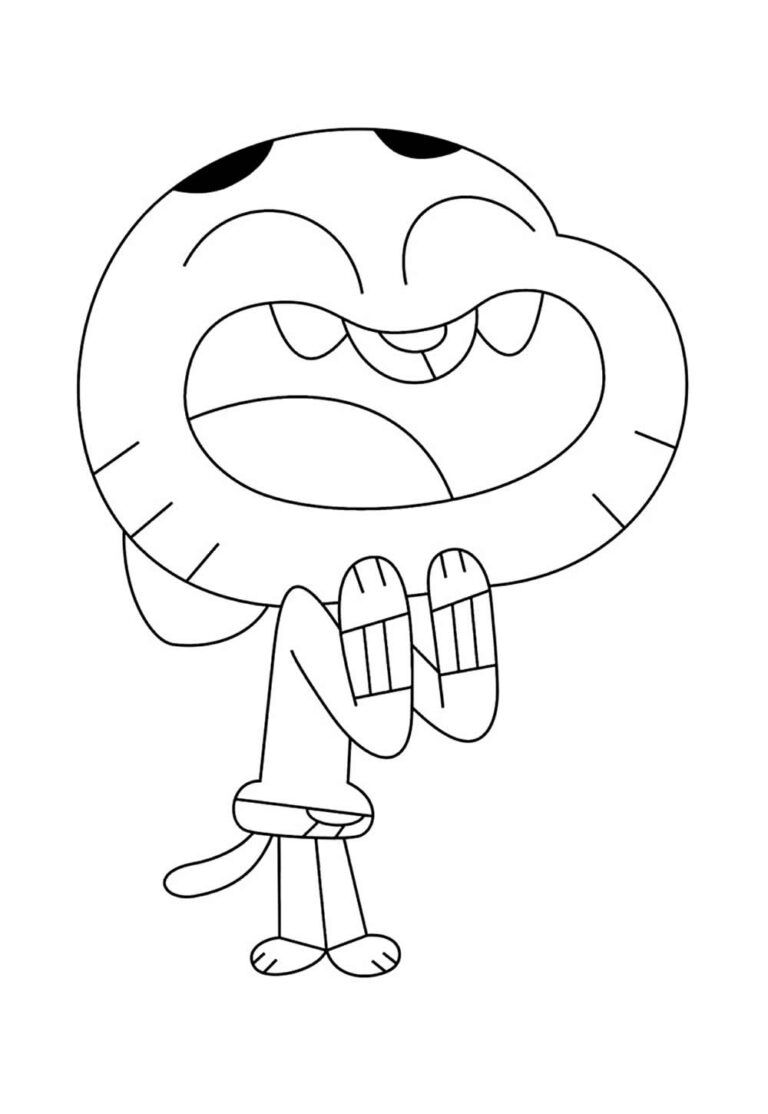 Desenhos do Incrível Mundo de Gumball para colorir - Bora Colorir