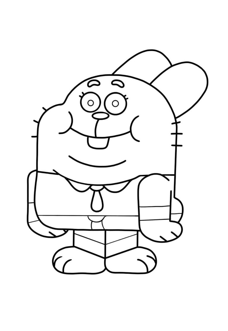 Desenhos do Incrível Mundo de Gumball para colorir - Bora Colorir