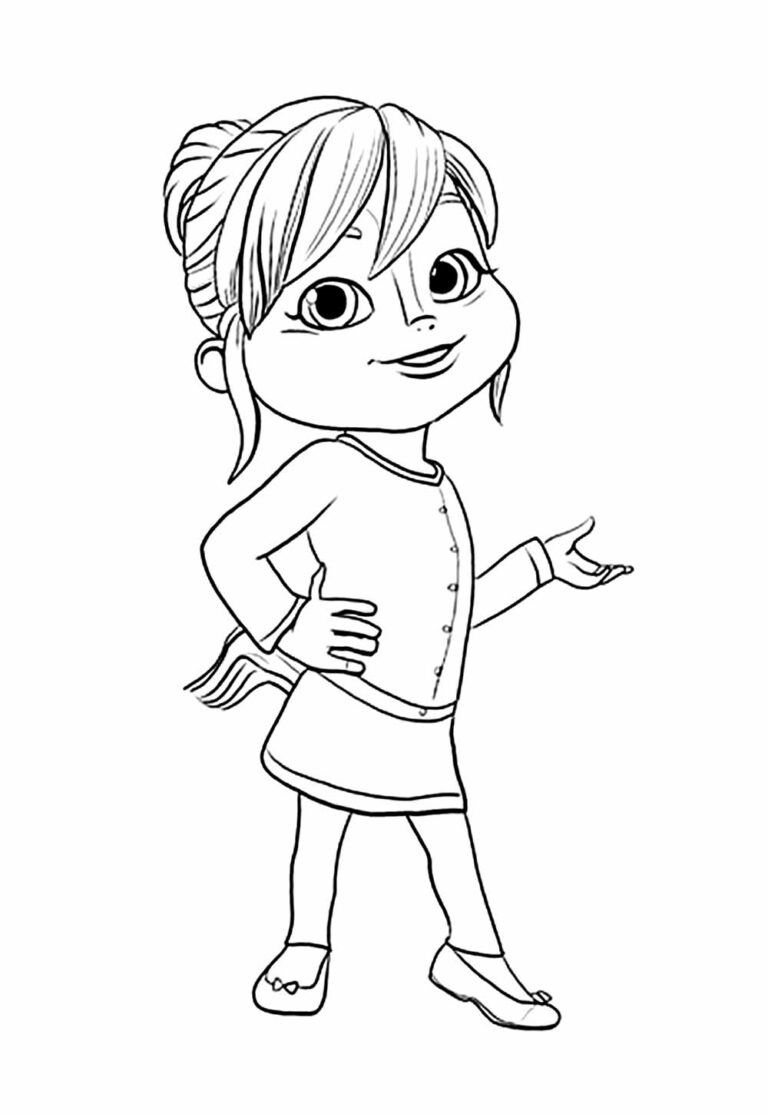 Desenhos de Alvin e os Esquilos para colorir - Bora Colorir