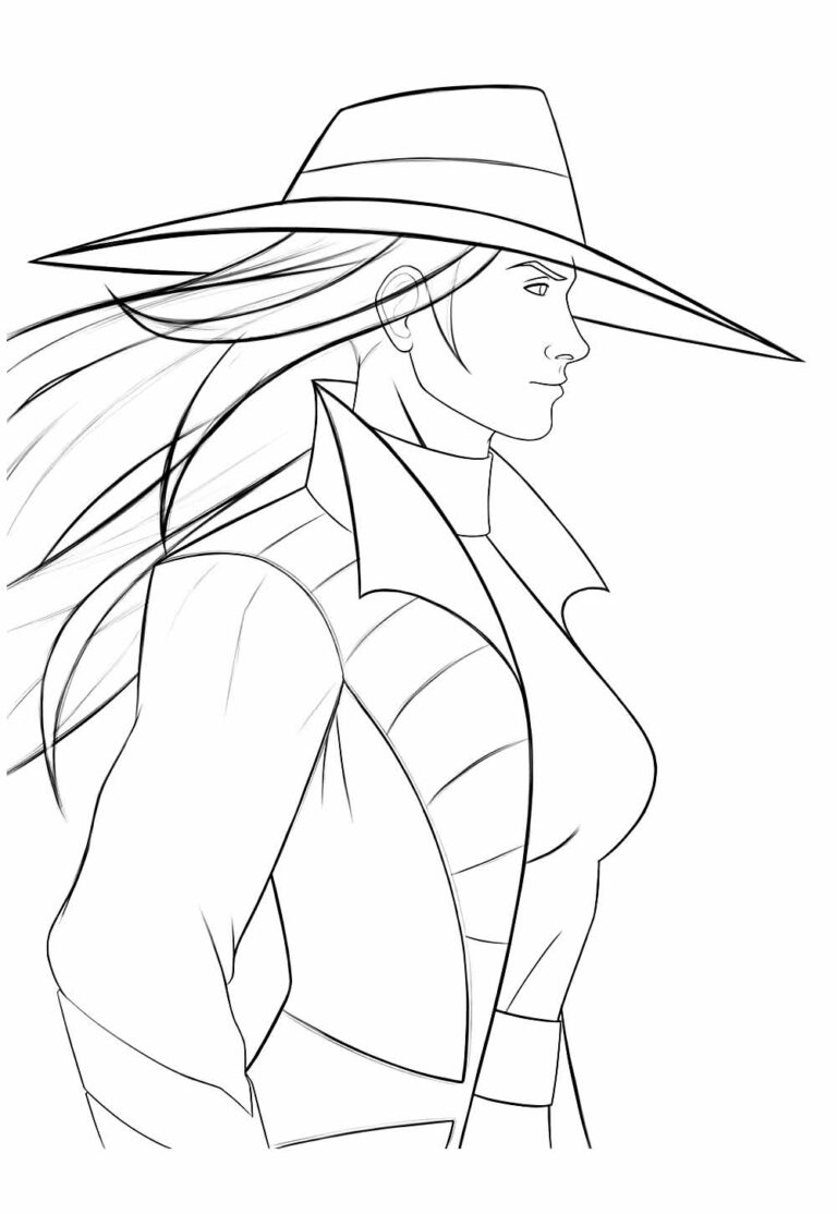 Desenhos de Carmen Sandiego para colorir - Bora Colorir