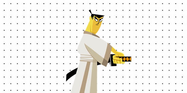 Desenhos de Samurai Jack para colorir - Bora Colorir