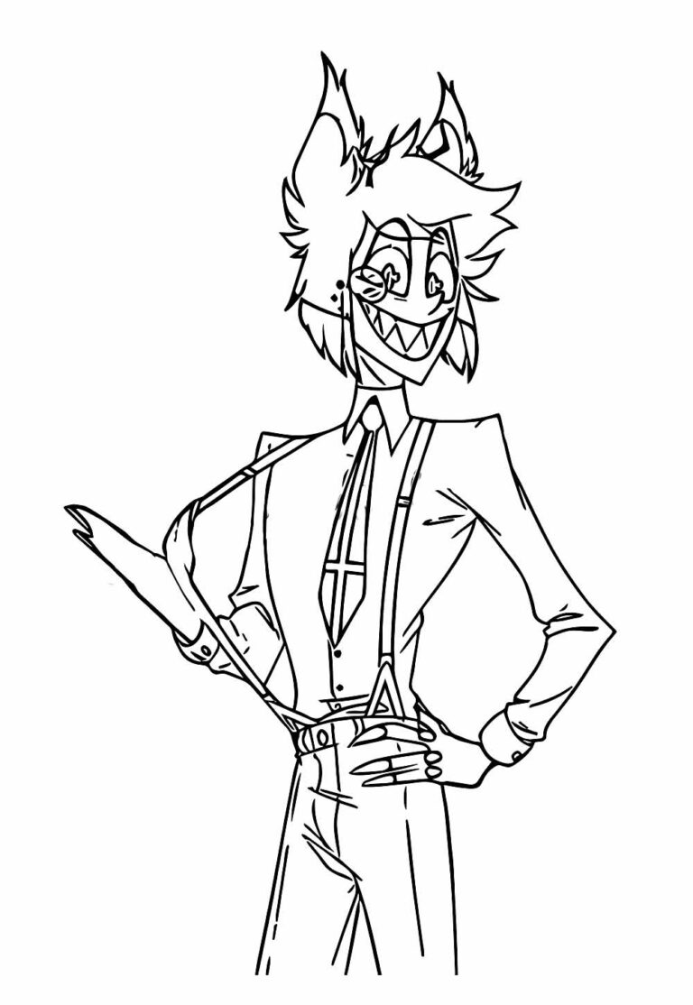 Desenhos de Hazbin Hotel para colorir - Bora Colorir