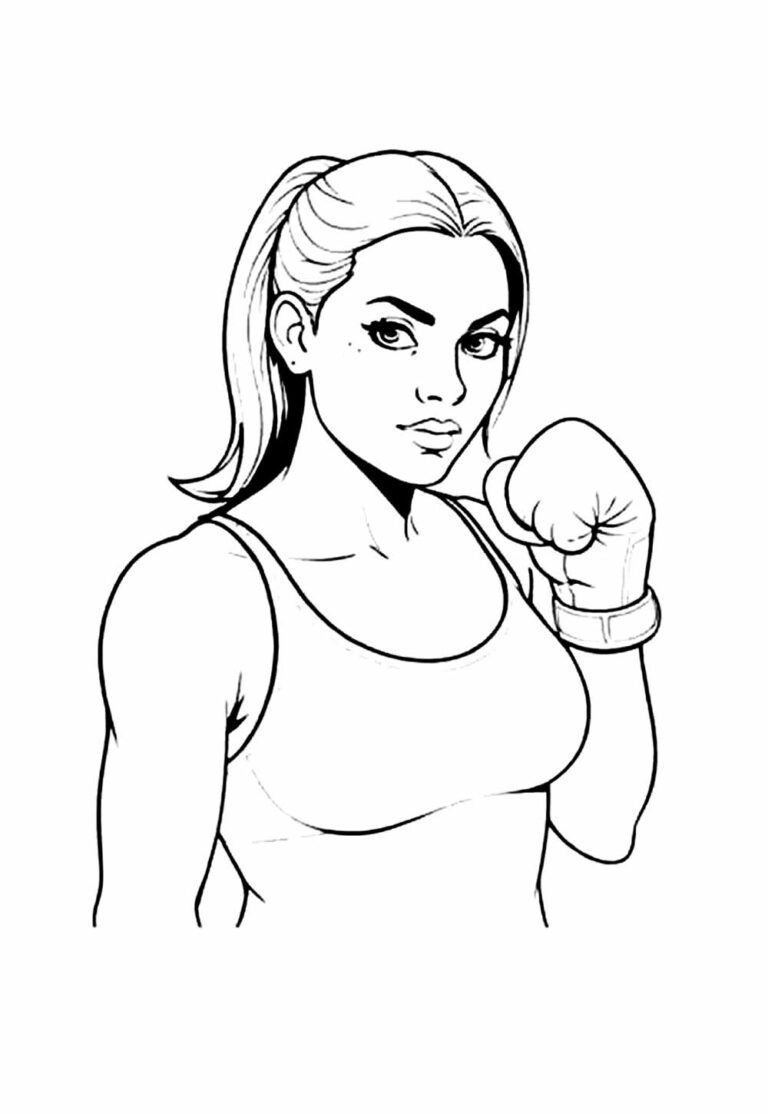 Desenhos do UFC para colorir - Bora Colorir